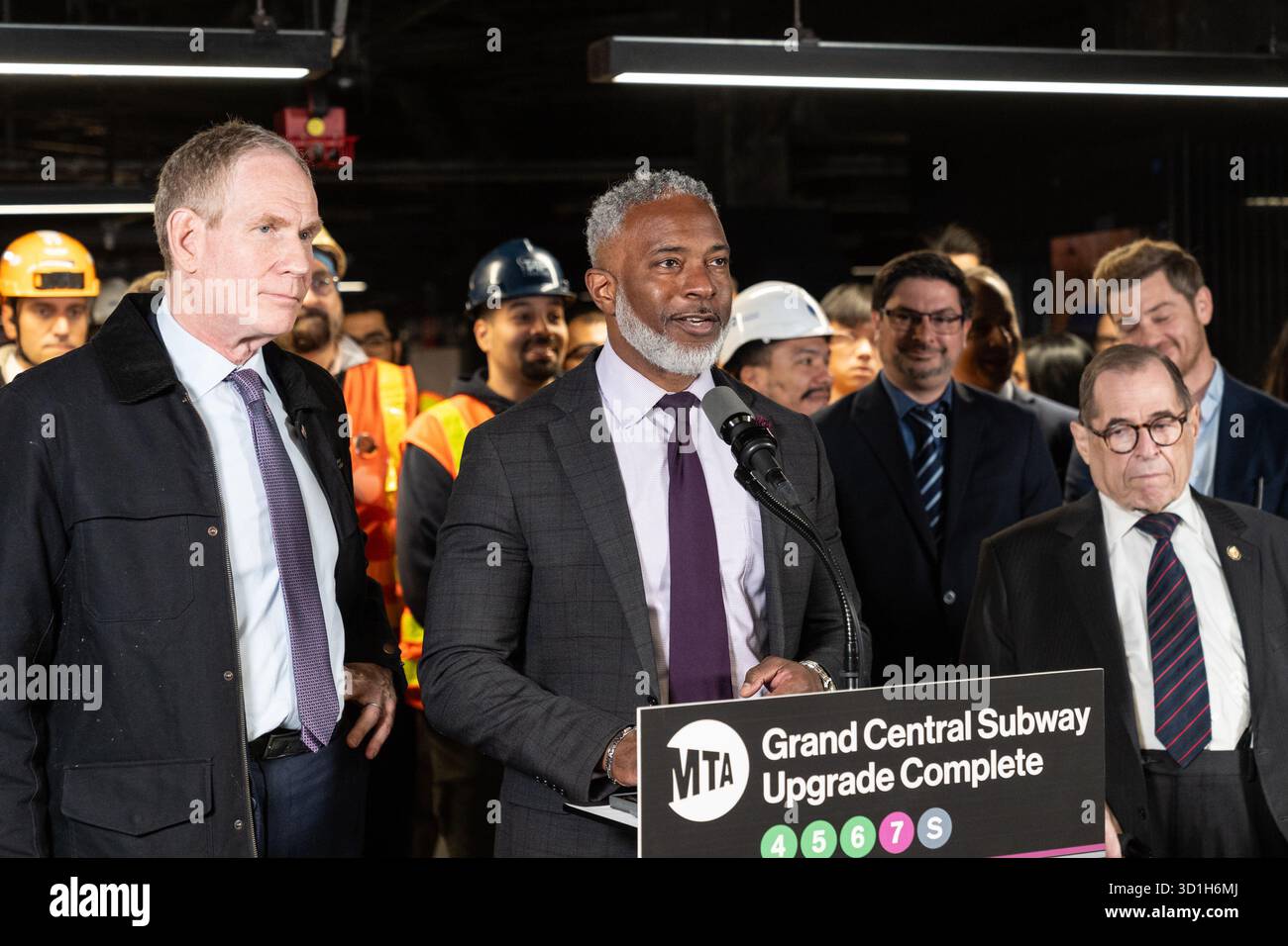 Demetrius Crichlow, New York City Transit President speaks as MTA ...