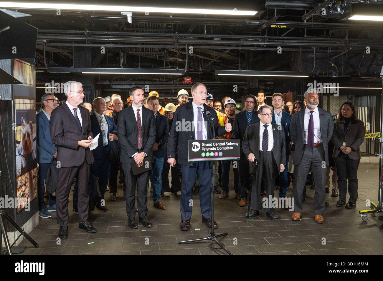 Janno Lieber, MTA Chair and CEO speaks as MTA announced completion of ...