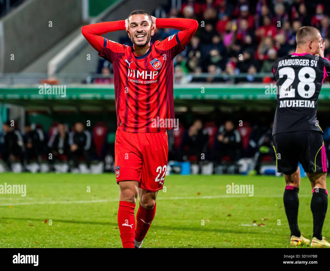 GER, 1. FC Heidenheim vs. Hamburger SV, Fussball, DFB-Pokal, Spielzeit ...