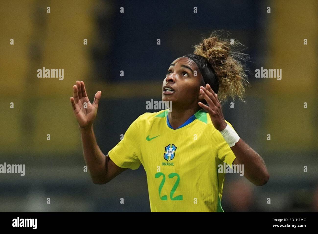 Brazil's Luany Vitoria Da Silva Rosa celebrates scoring during the ...