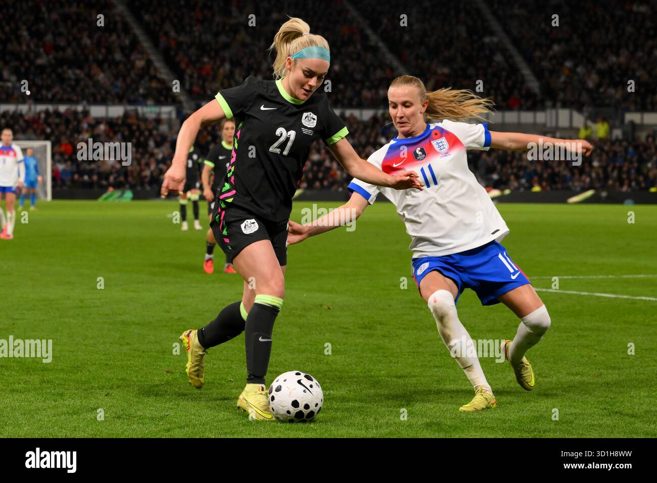 Pride Park, Derby on Tuesday 28th October 2025. Ellie Carpenter of ...