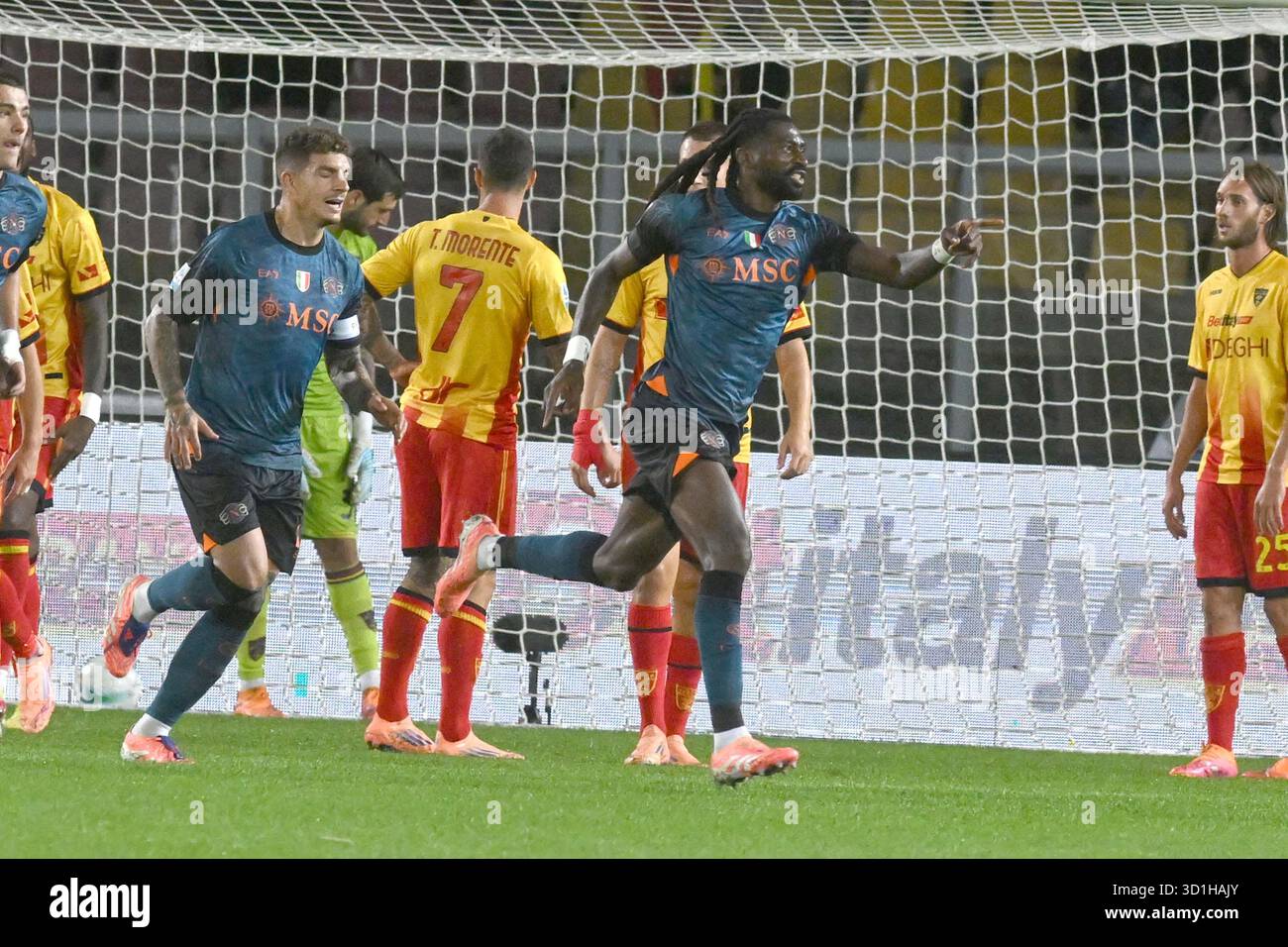 Lecce , Italy, 28 October,2025 Andre Frank Zambo Anguissa of SSC Napoli ...