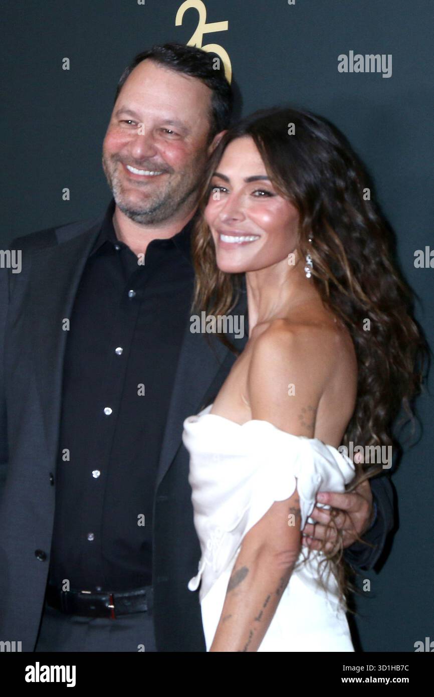 LOS ANGELES - OCT 27: Dan Fogelman, Sarah Shahi at the 2025 Norman Lear ...