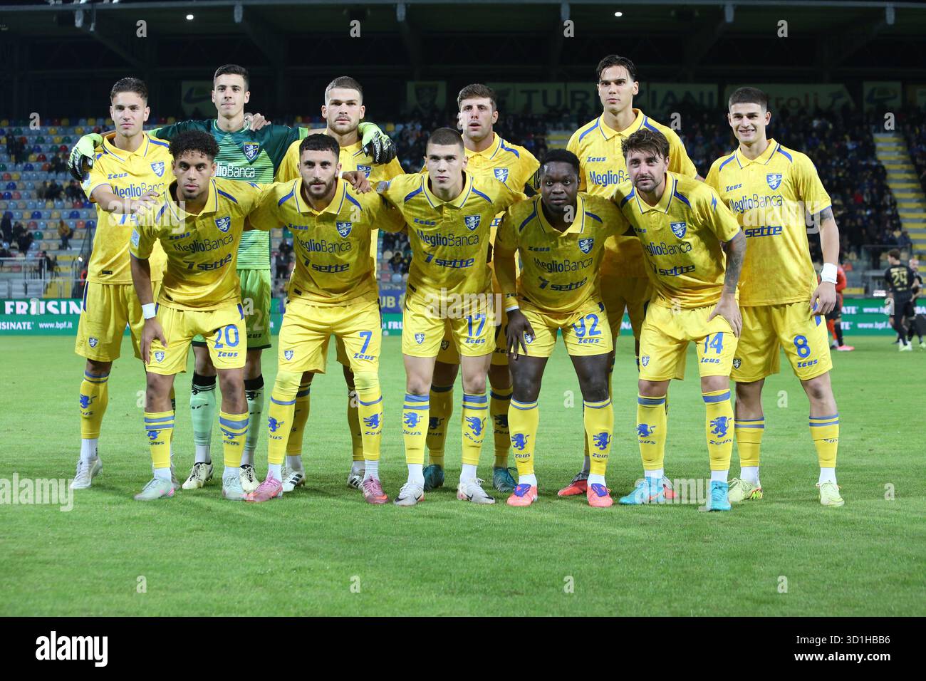 players pose for a team photo during the 9th day of the serie B ...
