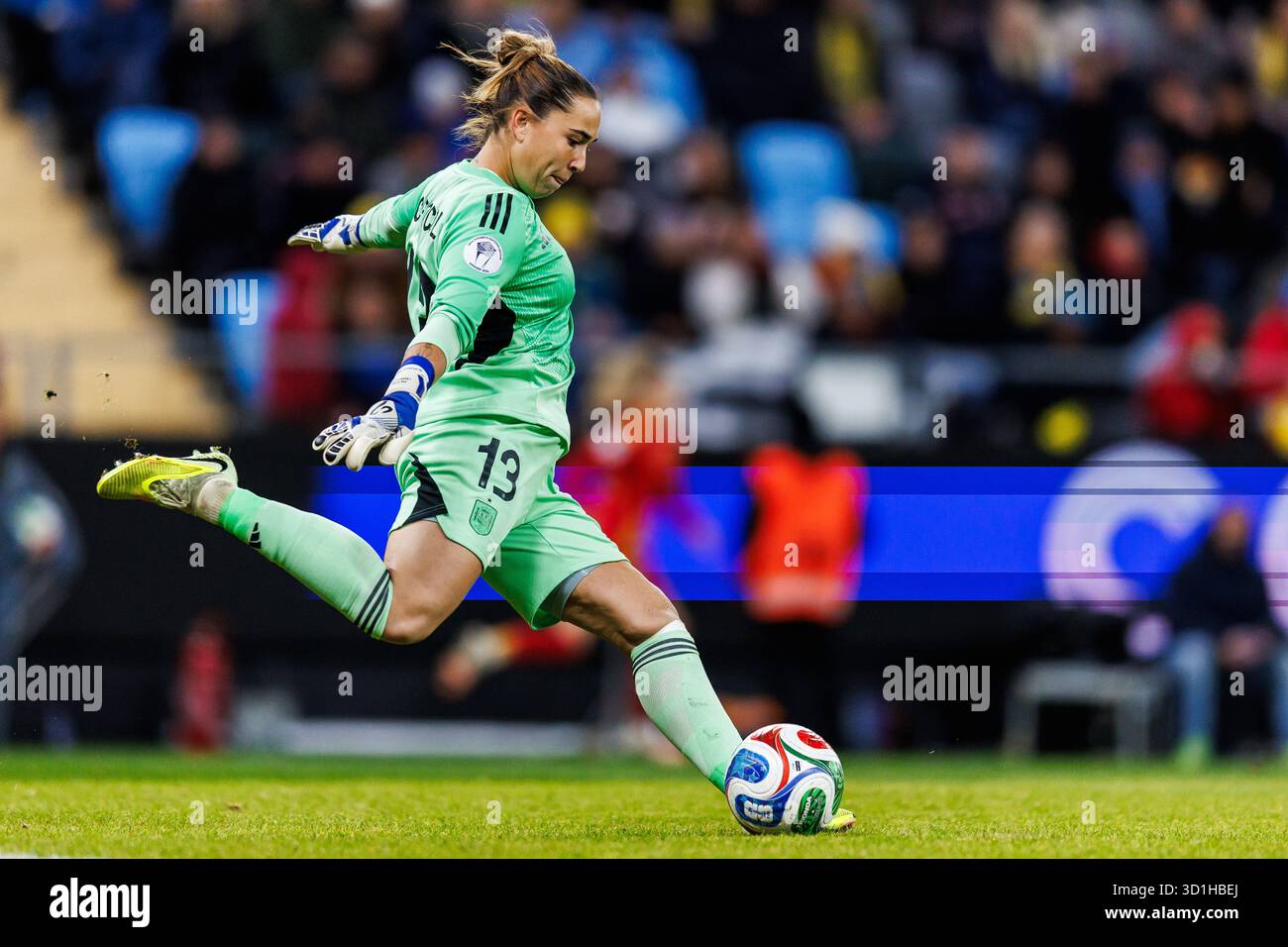 251028 goalkeeper Cata Coll of Spain during the Women's Nations League ...