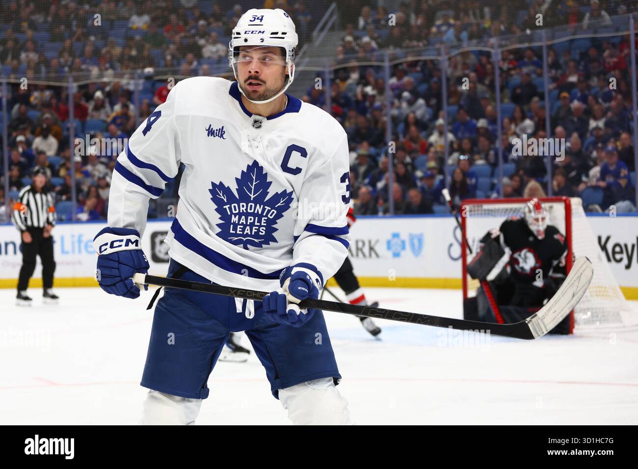 Toronto Maple Leafs center Auston Matthews (34) skates during the ...