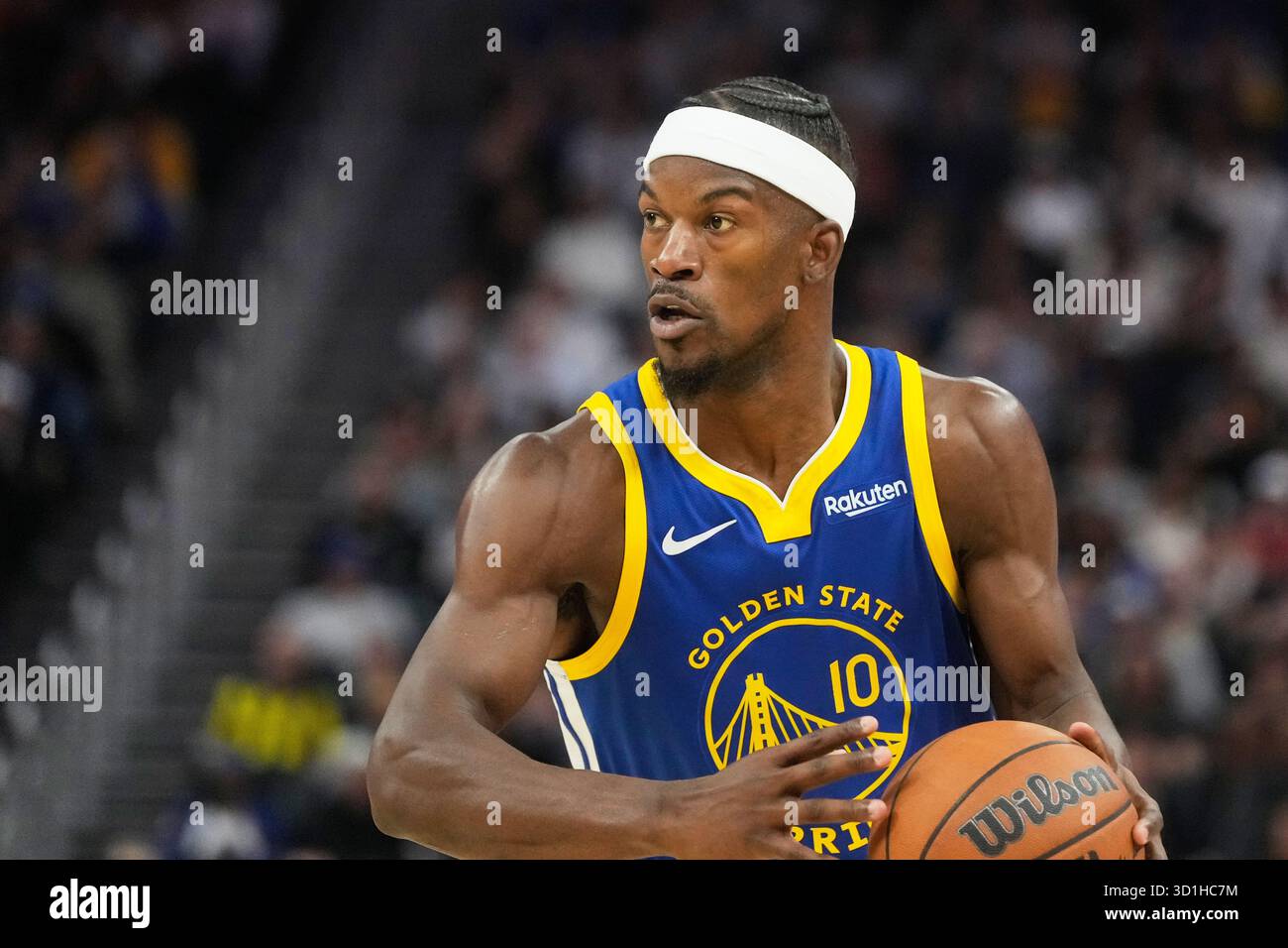 Golden State Warriors forward Jimmy Butler III (10) during an NBA ...