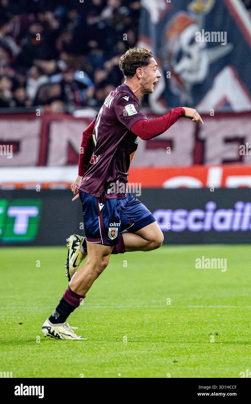 Reggio Emilia, Italy. 28th Oct, 2025. Andrea Bozzolan of Reggiana ...