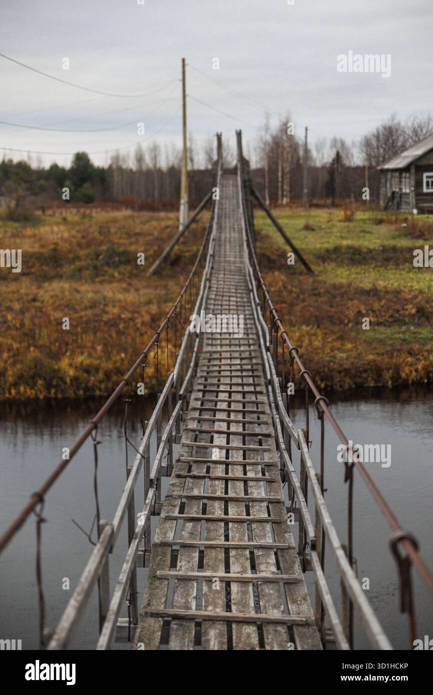 rural bridge scene, atmospheric scene of rural Stock Photo - Alamy