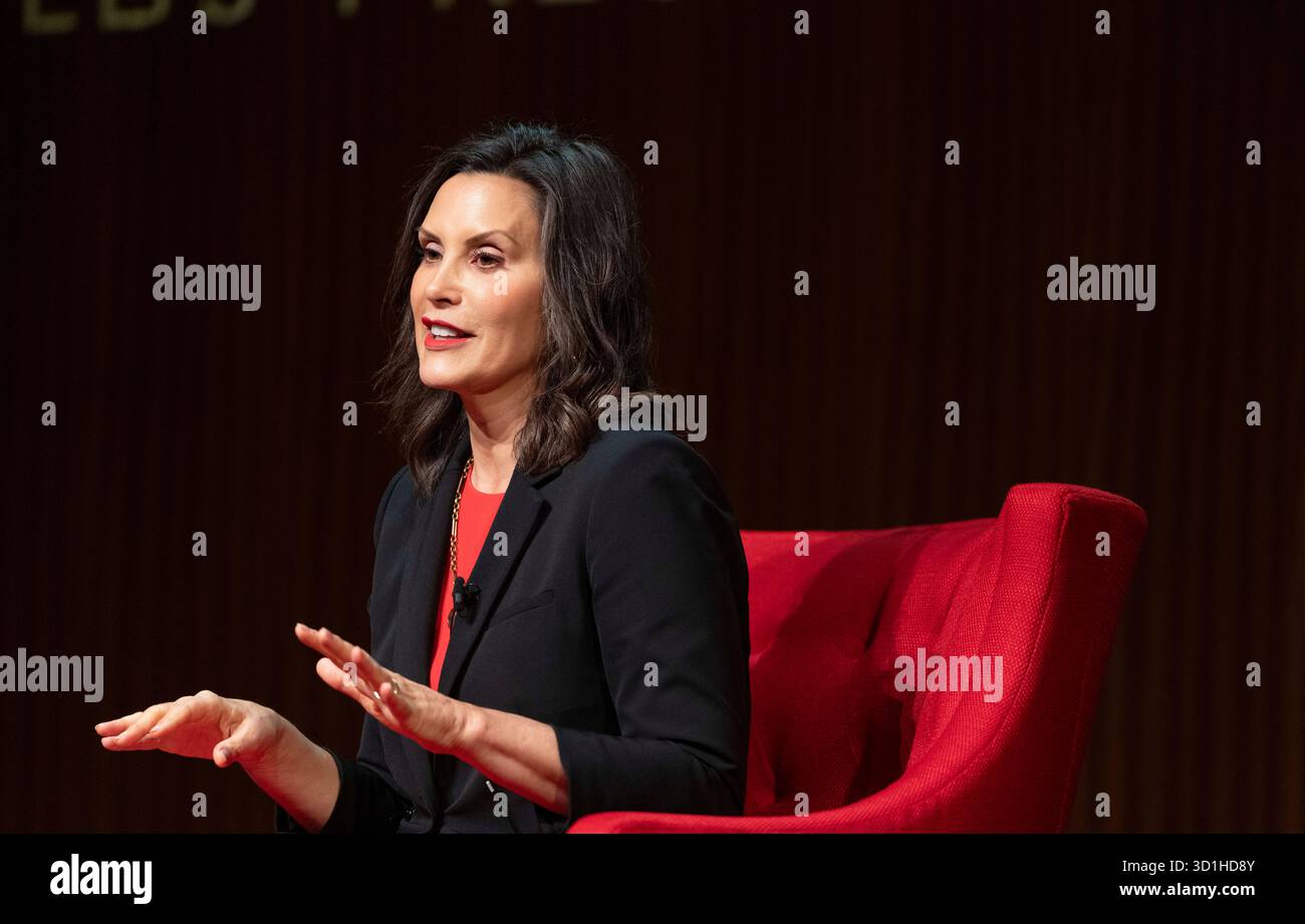 Michigan Governor GRETCHEN WHITMER relates her experiences as a dynamic ...