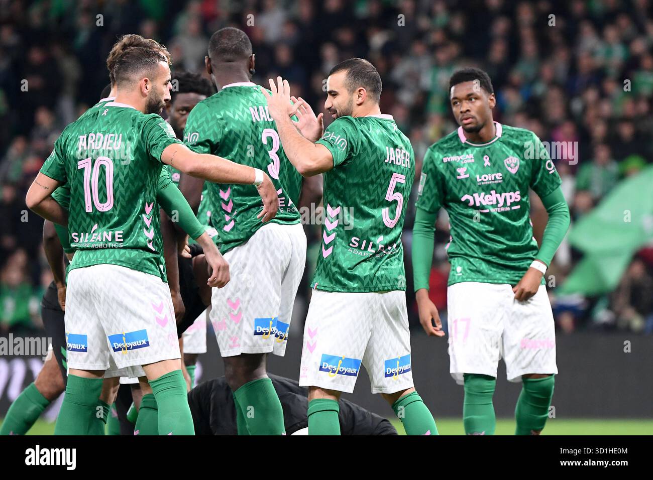 05 Mahmoud JABER (asse) during the Ligue 2 BKT match between Saint ...