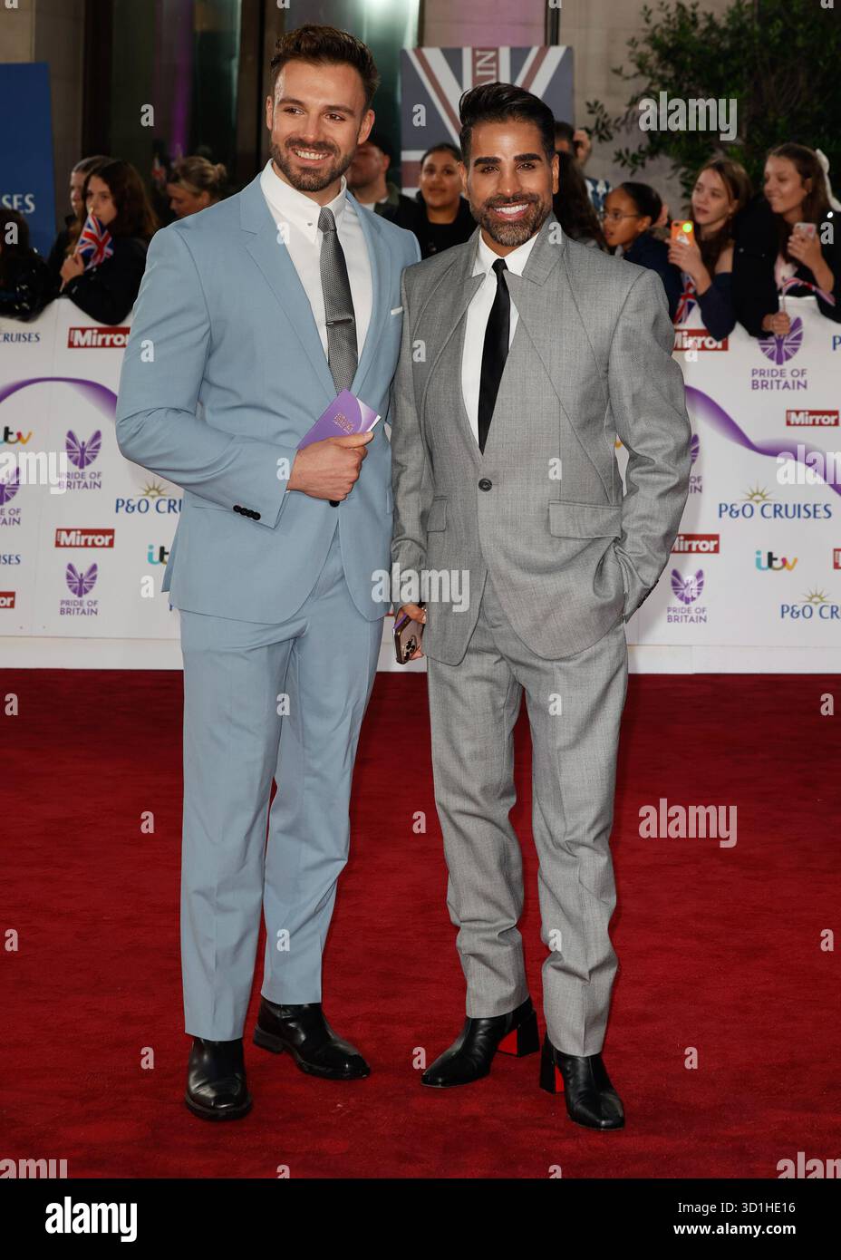 James Colebrook and Dr Ranj Singh attend the Pride of Britain Awards ...