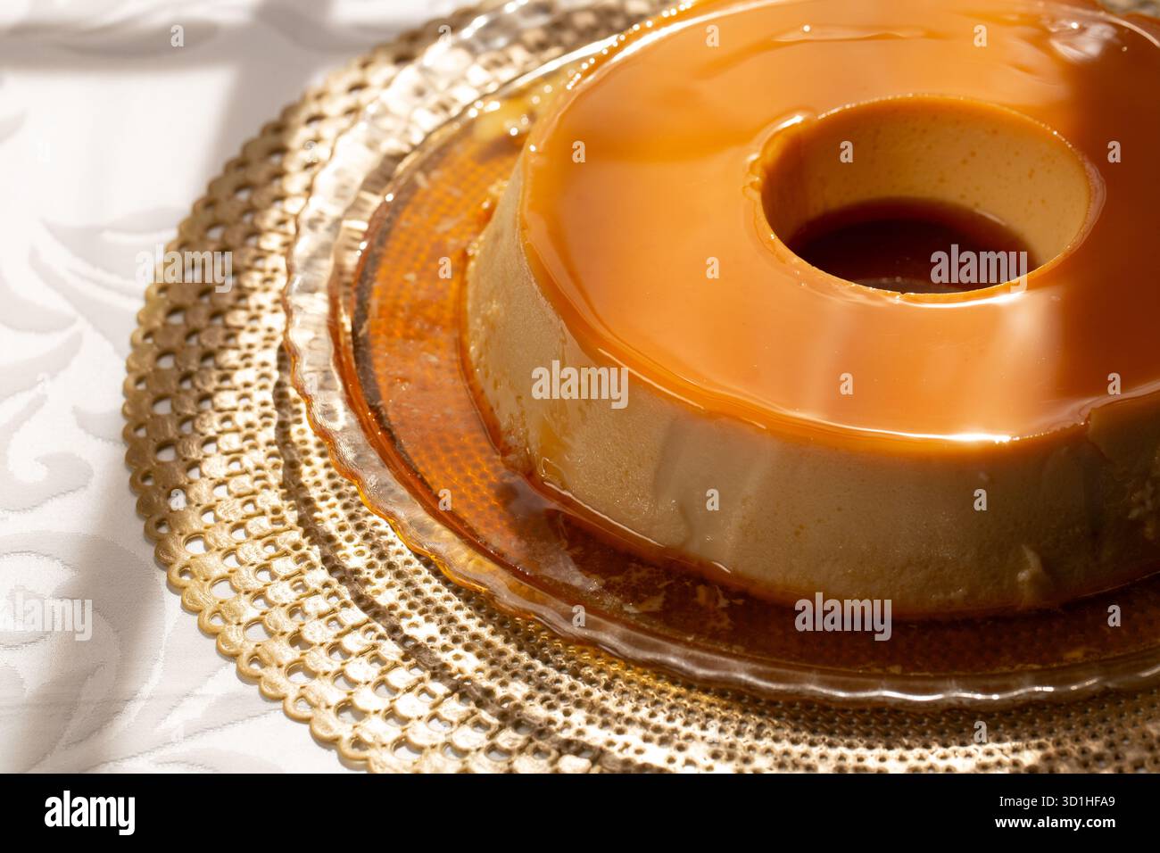 Condensed Milk Pudding, a smooth and creamy dessert made with condensed ...