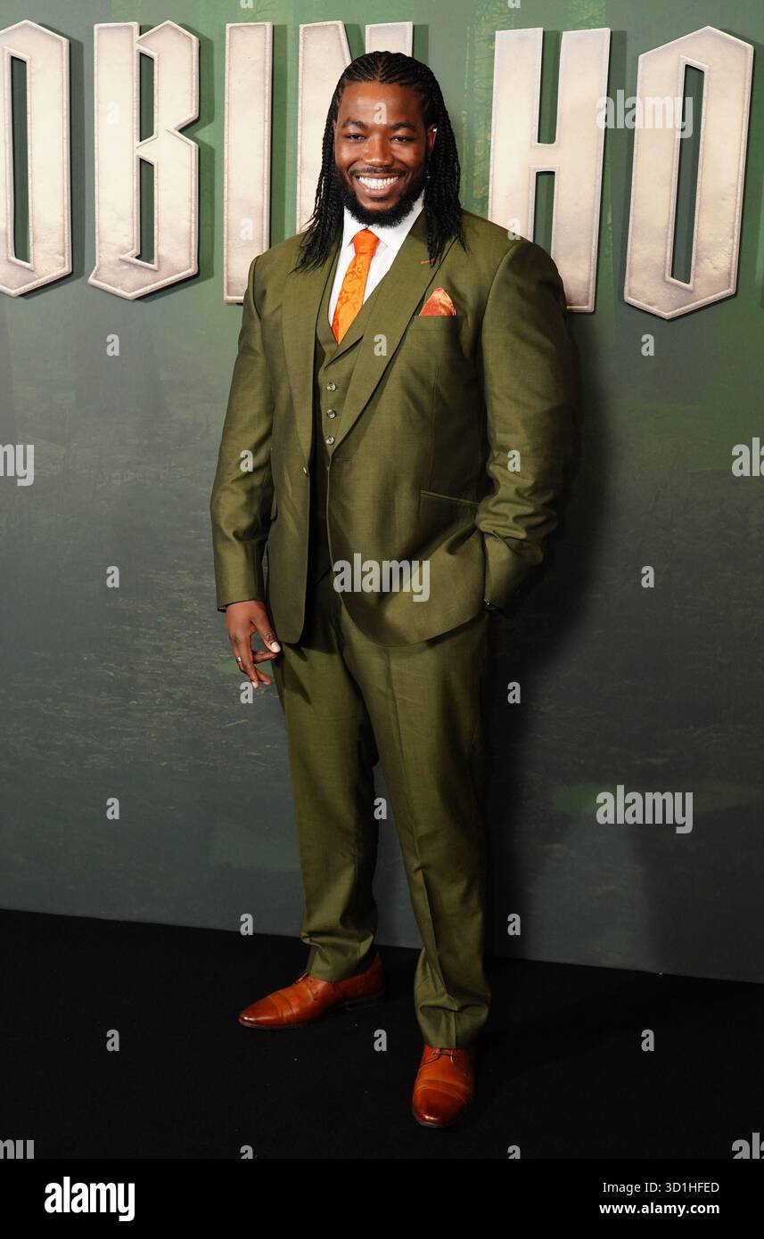 Marcus Fraser arriving for the screening of Robin Hood at Regent Street ...