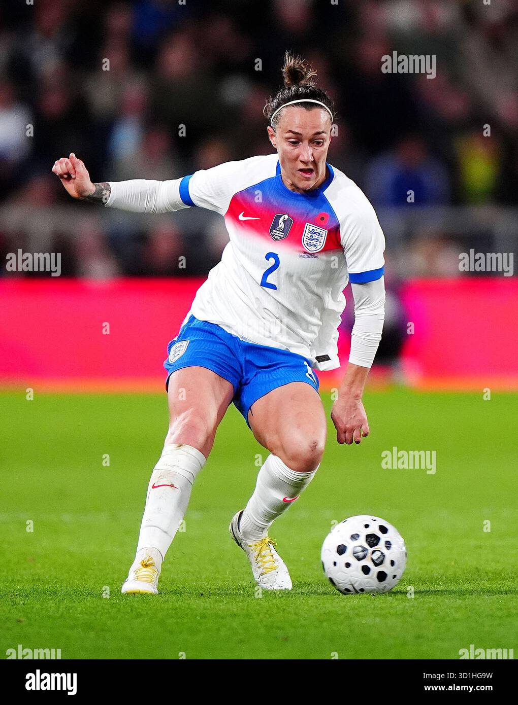 England's Lucy Bronze during the international friendly match at Pride ...