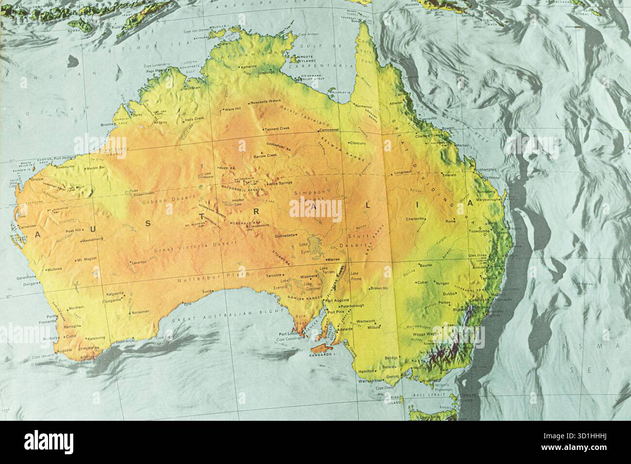 Continents geographical features hi-res stock photography and images ...