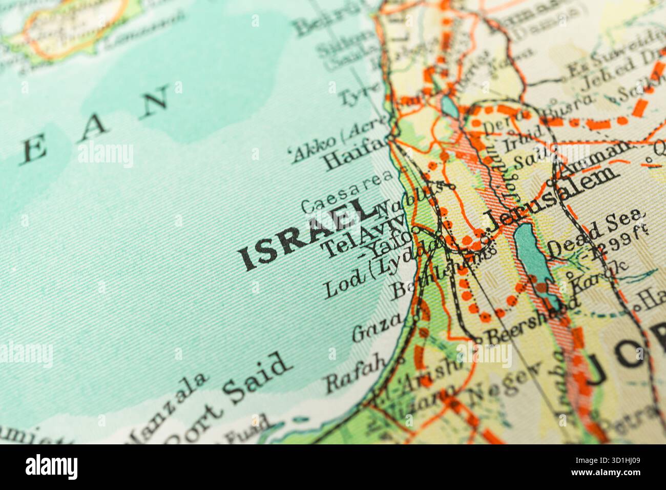 Country map israel featuring hi-res stock photography and images - Alamy