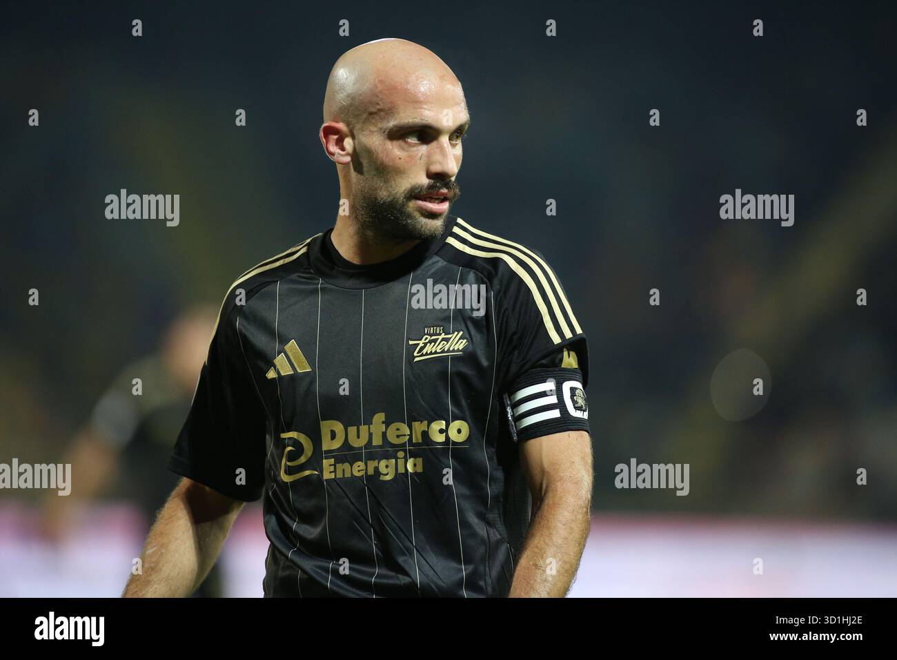 Luca Parodi of Virtus Entella Chiavari is in action during the 9th day ...