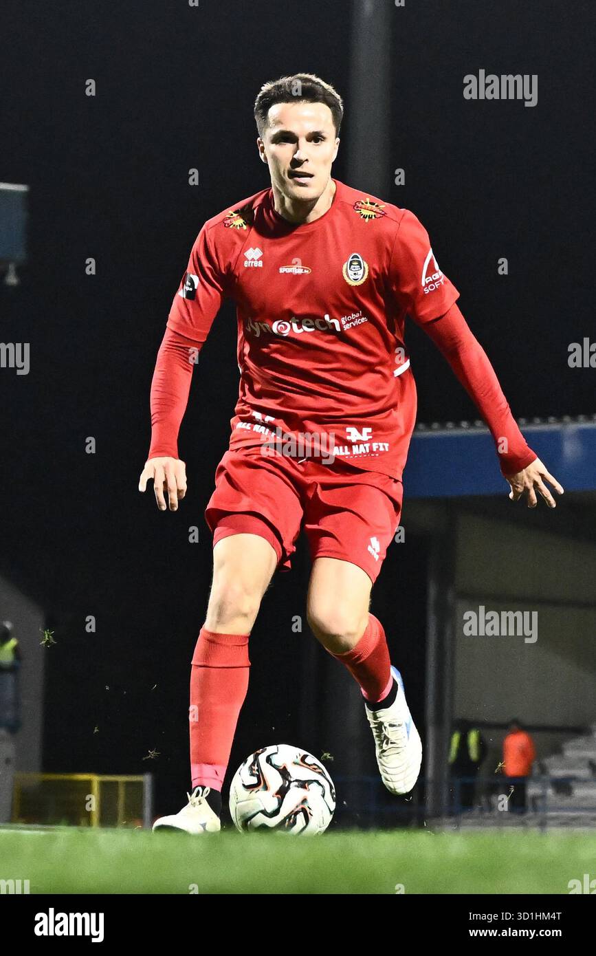 Olympic's Olivier Sarkic pictured in action during a soccer game ...