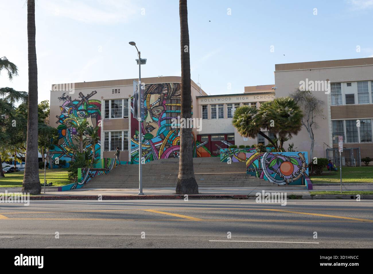 Hollywood High School, located in Los Angeles, California Stock Photo ...