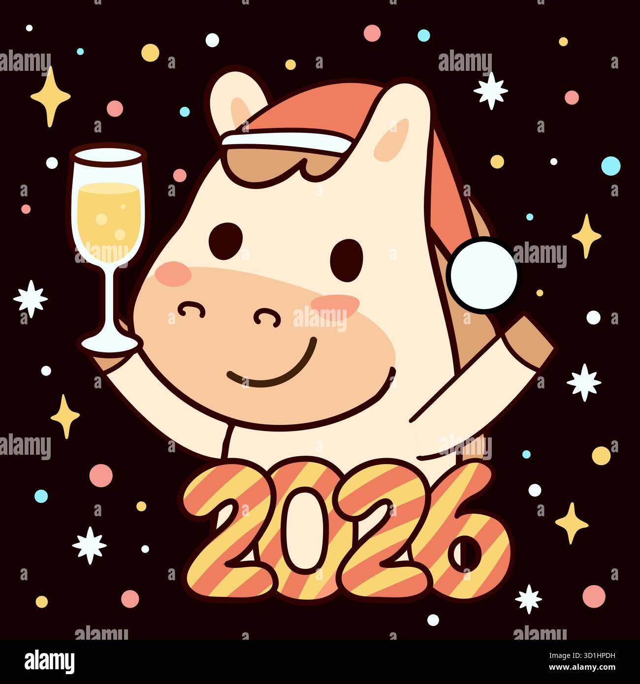 Sparkling new year 2026 Stock Vector Images - Alamy