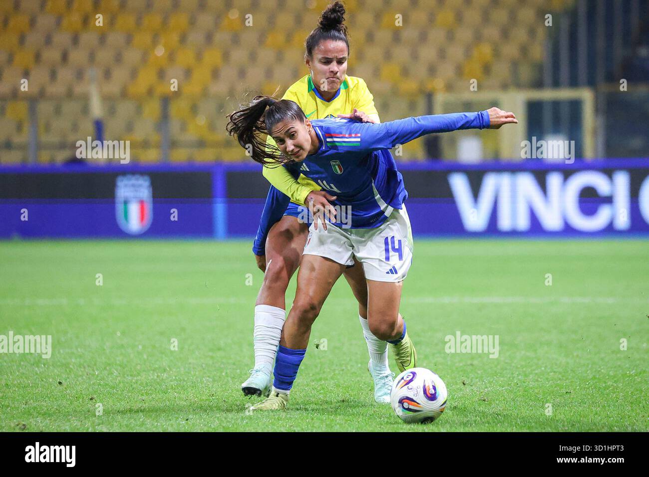Chiara Beccari during Italy Women vs Brazil Women, Friendly football ...