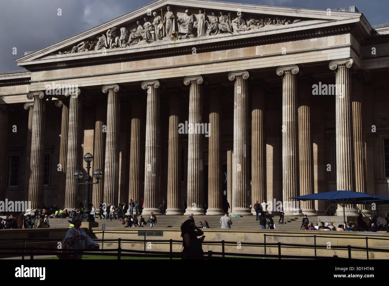 London, UK. 22nd October 2025. Exterior view of the British Museum ...