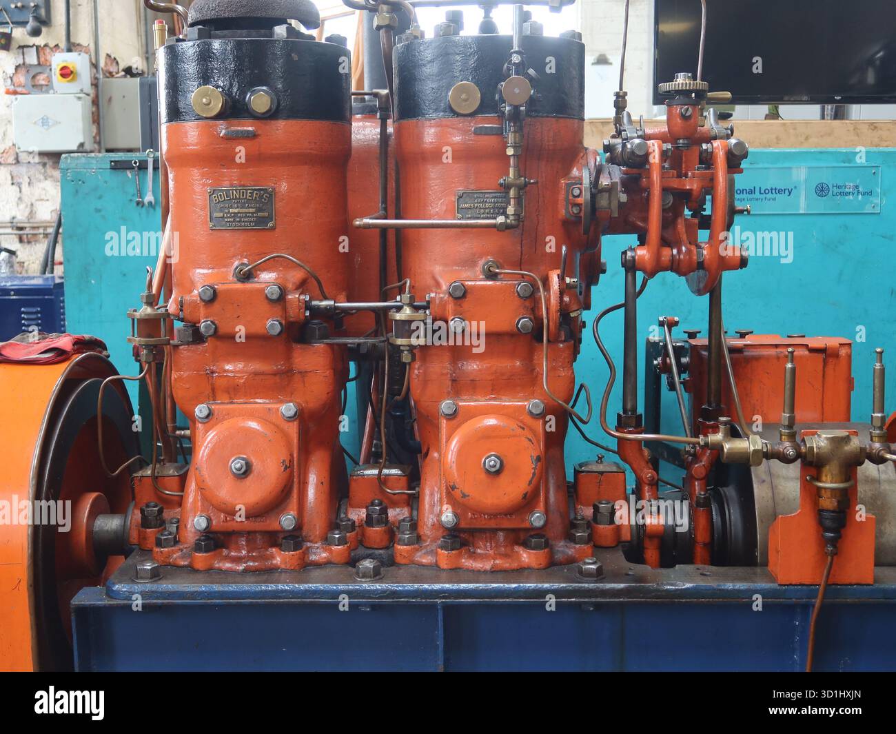 Bolinders crude oil engine hi-res stock photography and images - Alamy