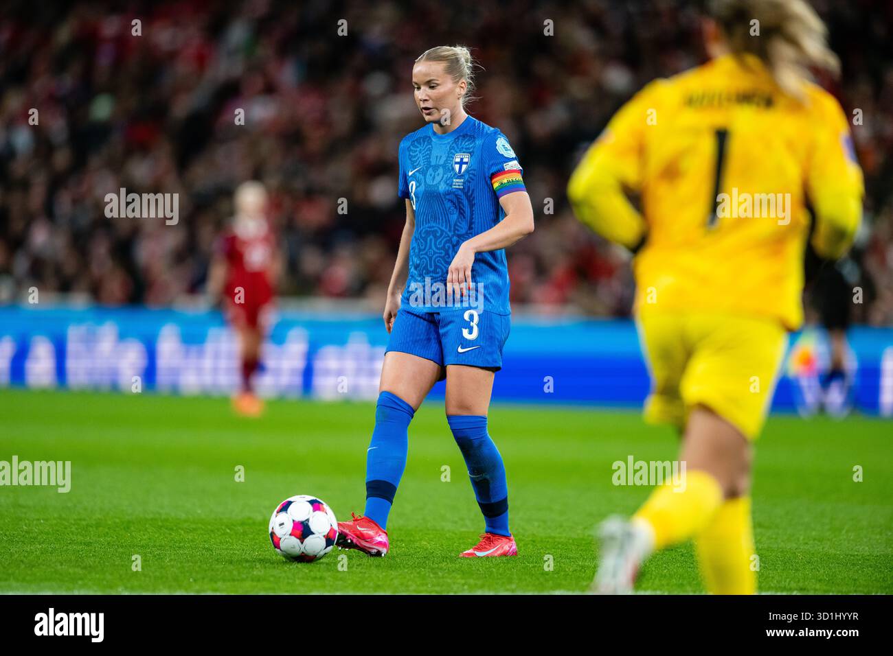 Copenhagen, Denmark. 28th, October 2025. Eva Nystrom (3) of Finland ...