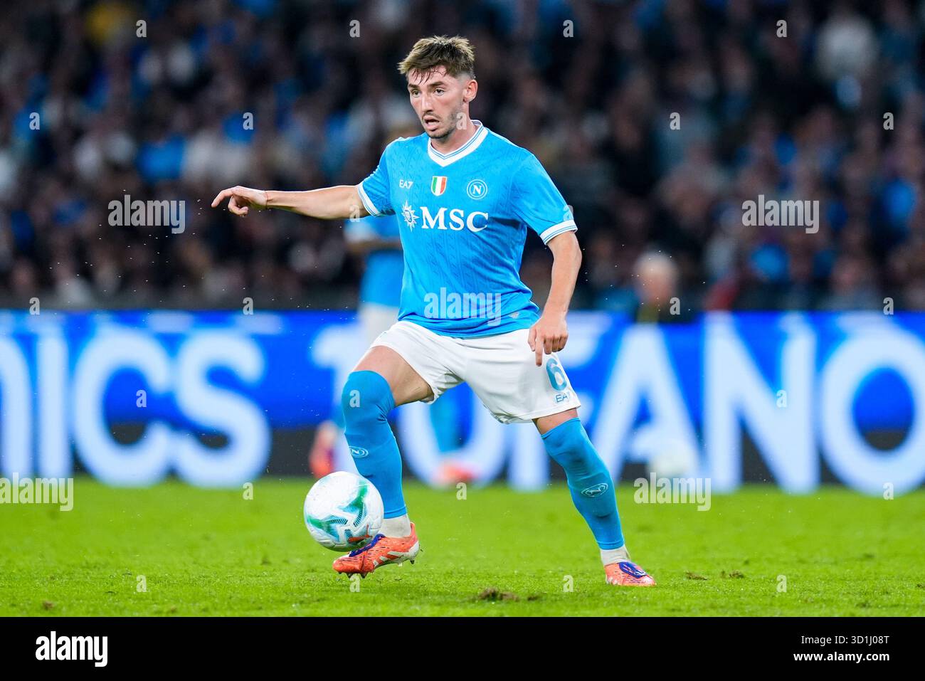 Billy Gilmour of SSC Napoli in action during the serie Serie A Enilive ...