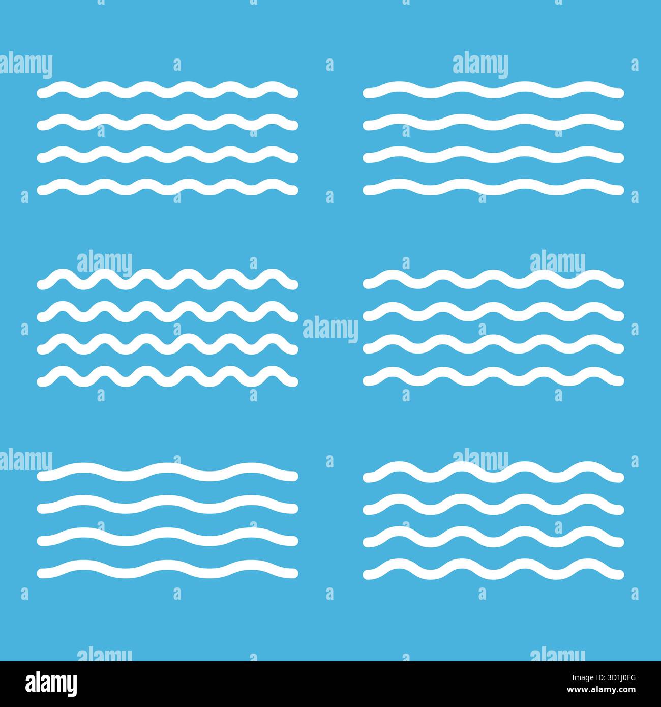 Sea water waves cloudy Stock Vector Images - Alamy