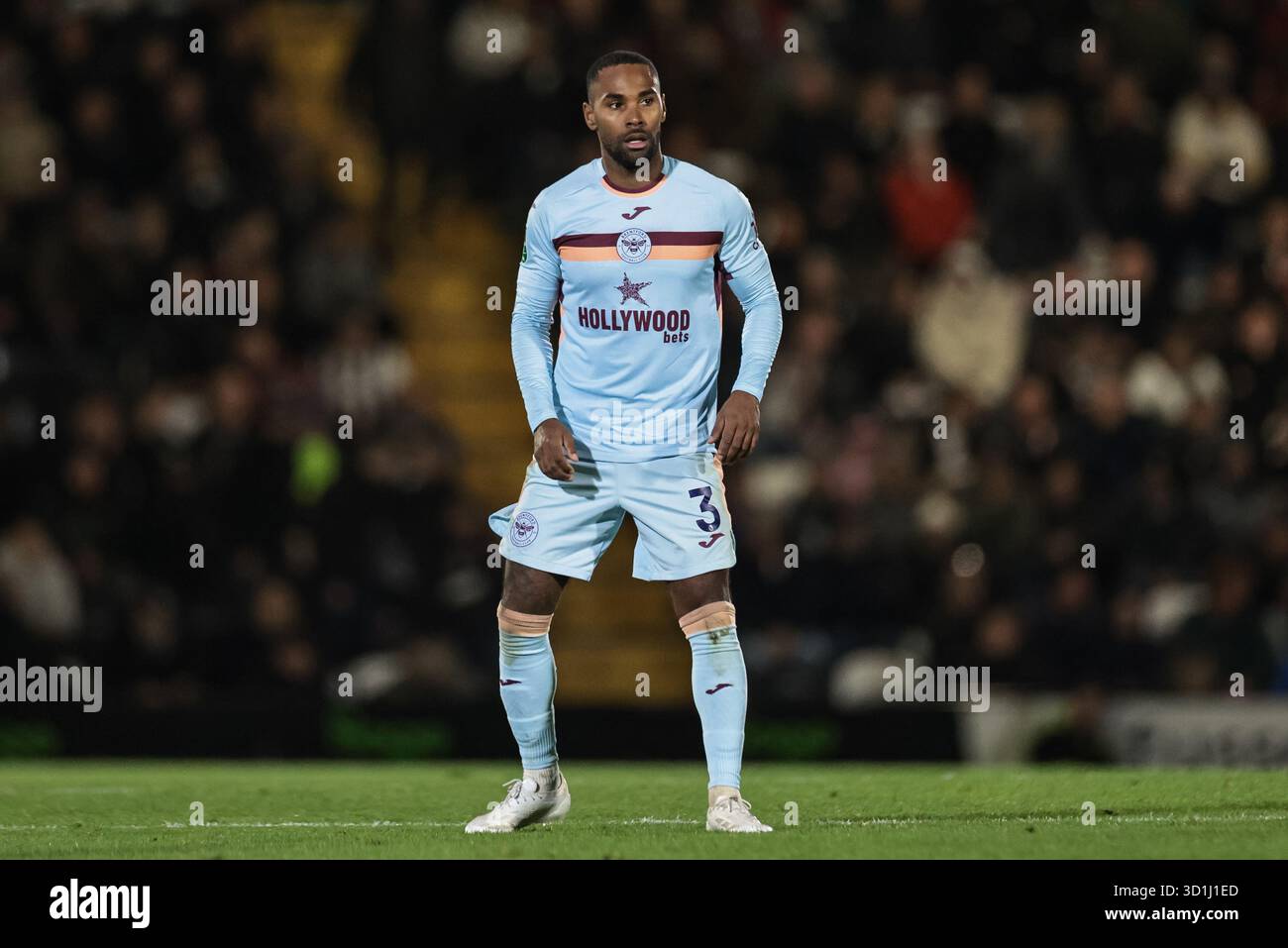 Rico Henry of Brentford during the Carabao Cup Last 16 Grimsby Town vs ...
