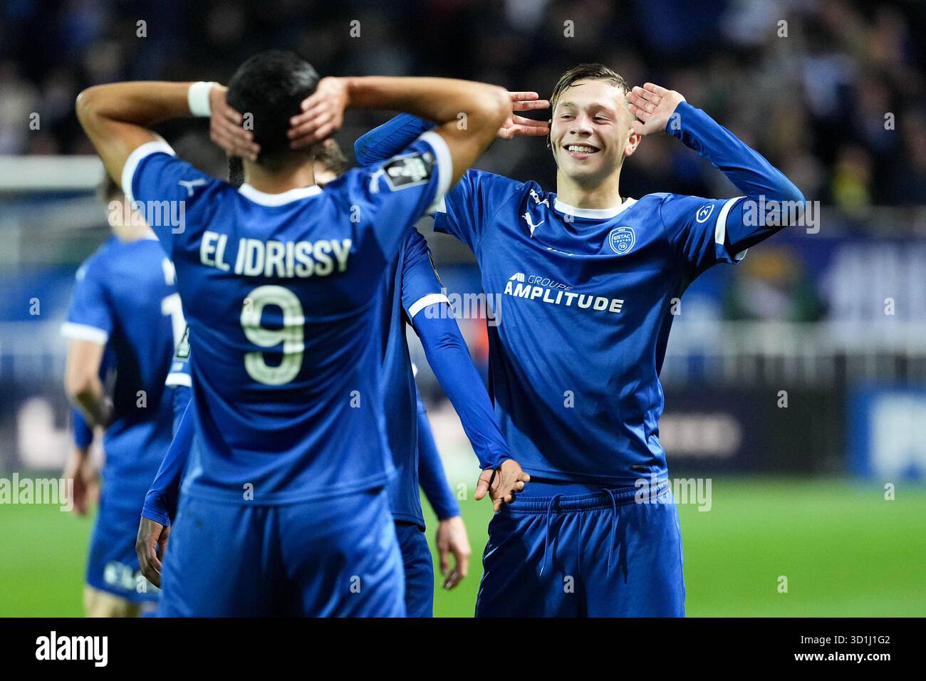11 Mathys DETOURBET (estac) during the Ligue 2 BKT match between Troyes ...