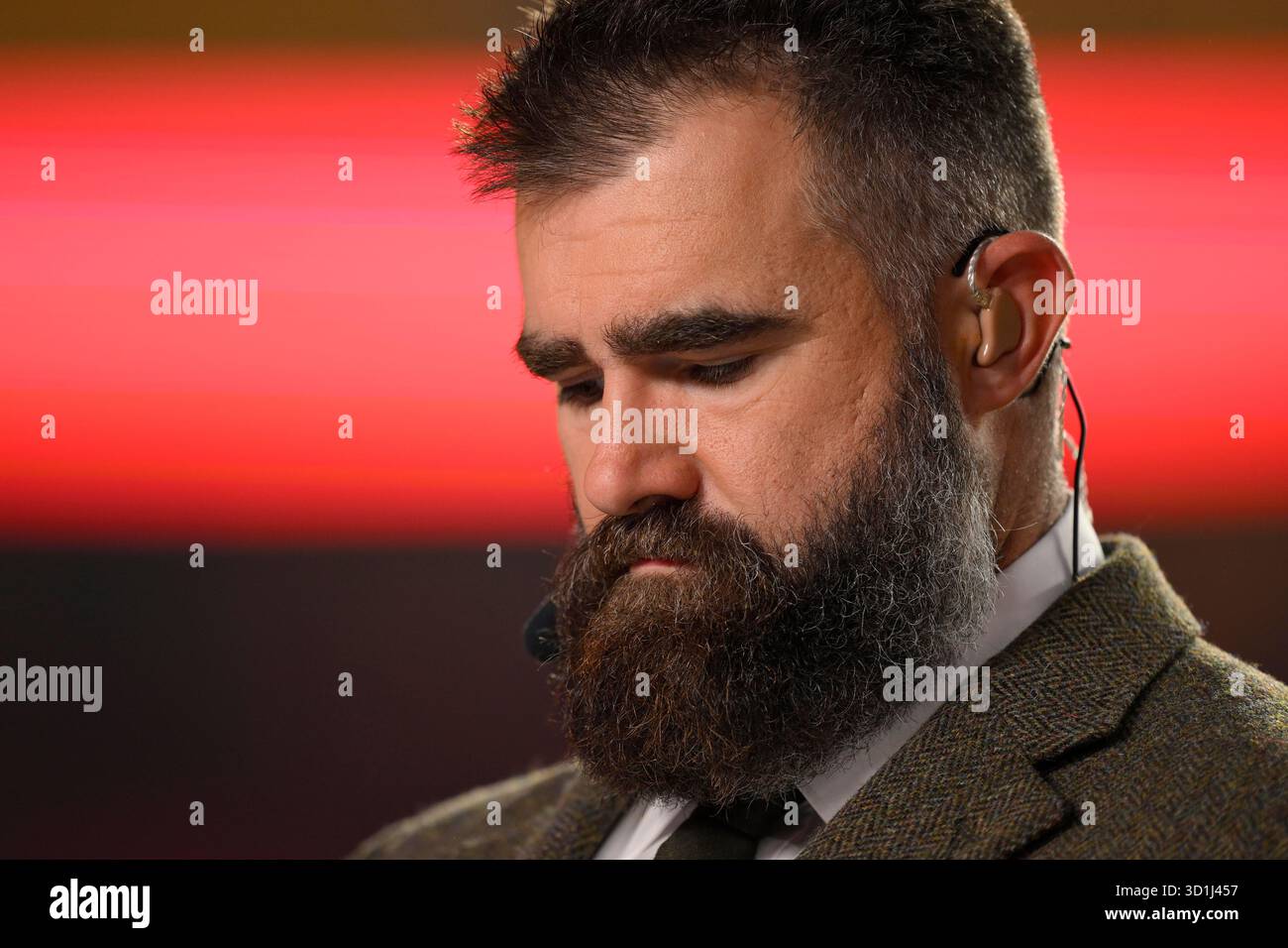 ESPN Monday Night Football Countdown commentator Jason Kelce looks at ...