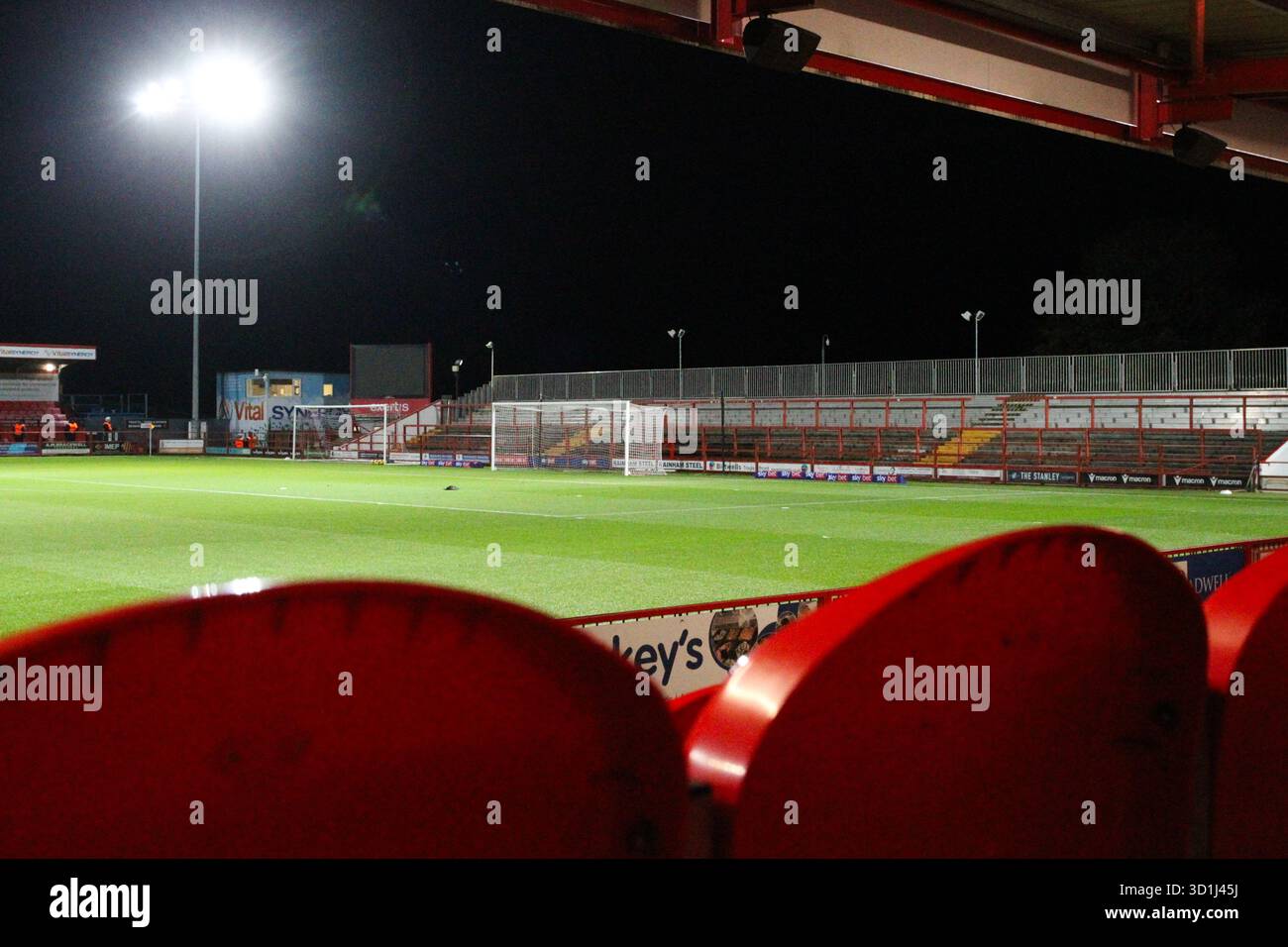 Accrington, UK, 28th October, 2025. General view of Wham Stadium during ...