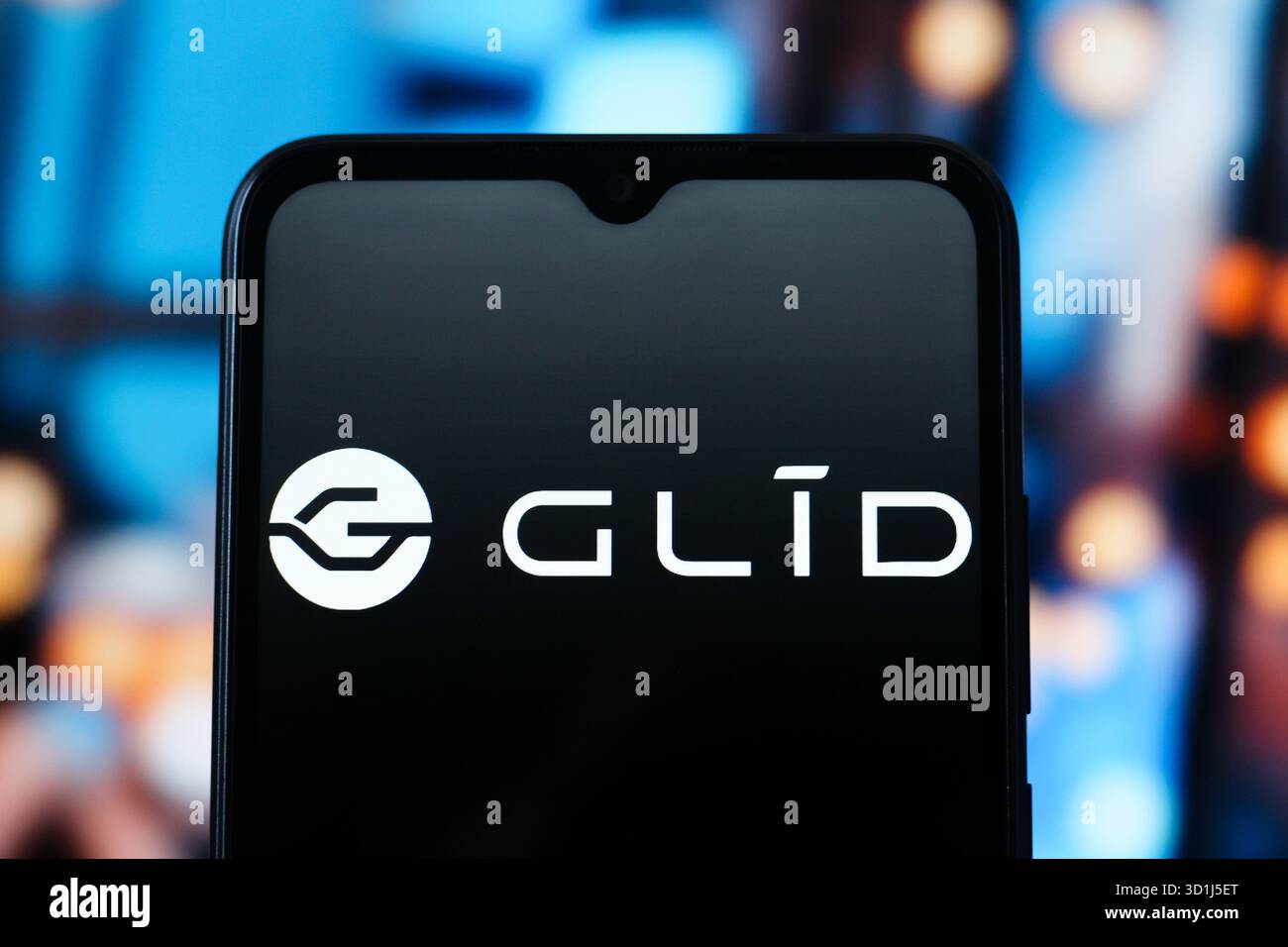October 28, 2025, Canada: In this photo illustration, the Glid logo is ...