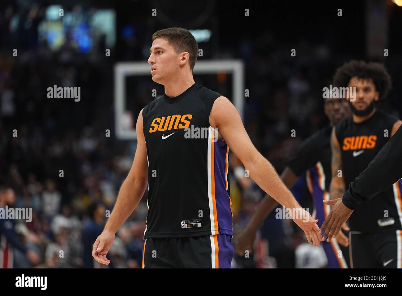 Phoenix Suns guard Collin Gillespie (12) in the first half of an NBA ...