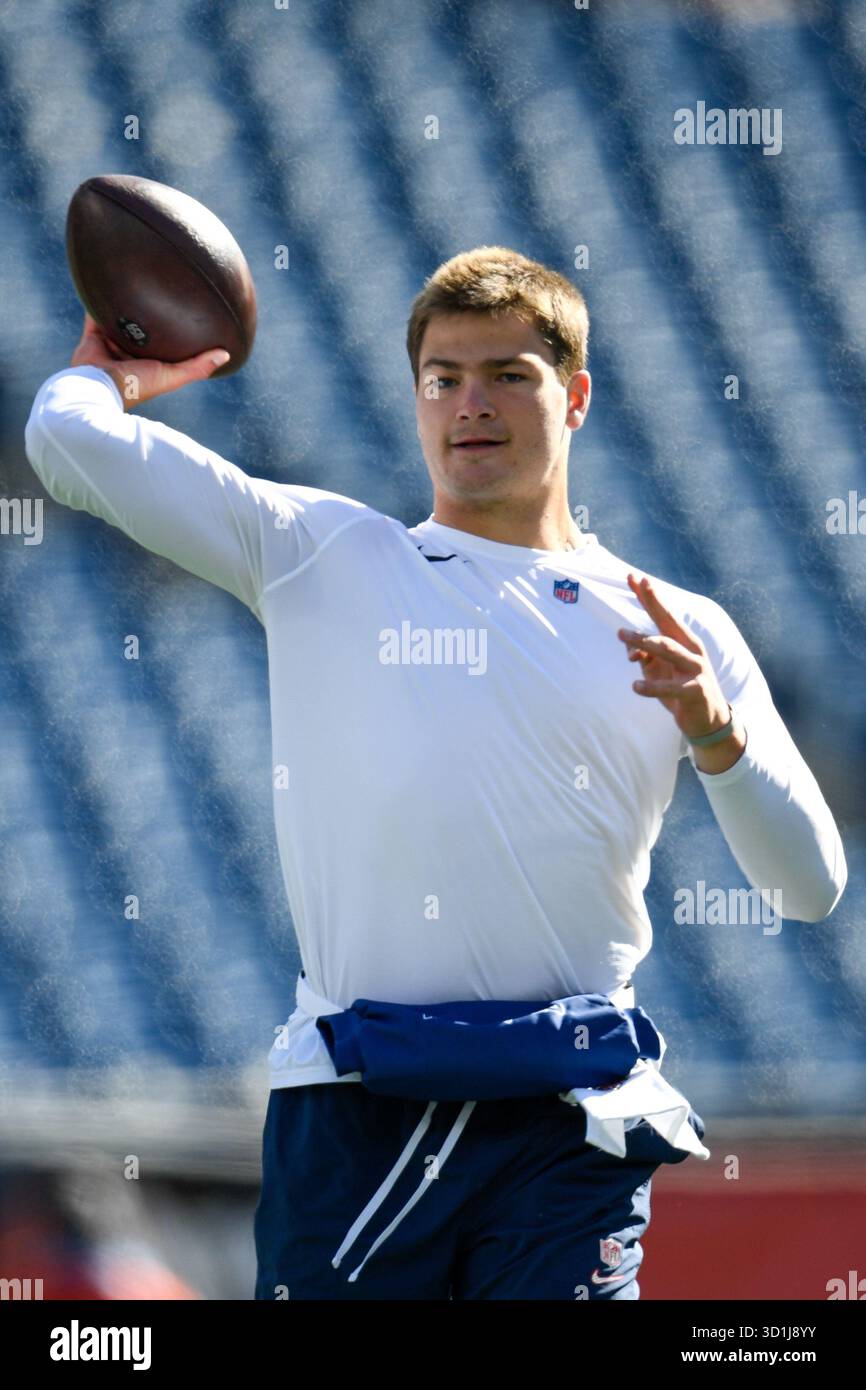 October 26, 2025; Foxborough, Massachusetts, USA; New England Patriots ...