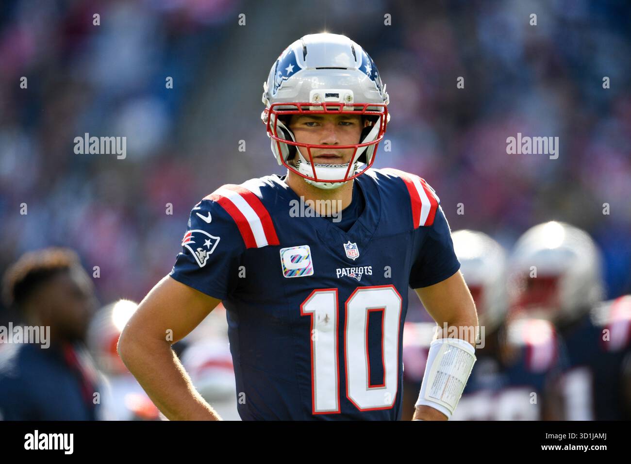 October 26, 2025; Foxborough, Massachusetts, USA; New England Patriots ...