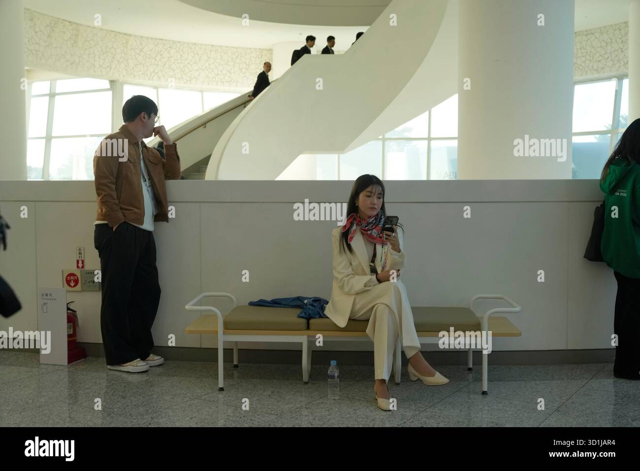 Attendees arrive for the Asia-Pacific Economic Cooperation (APEC) CEO ...