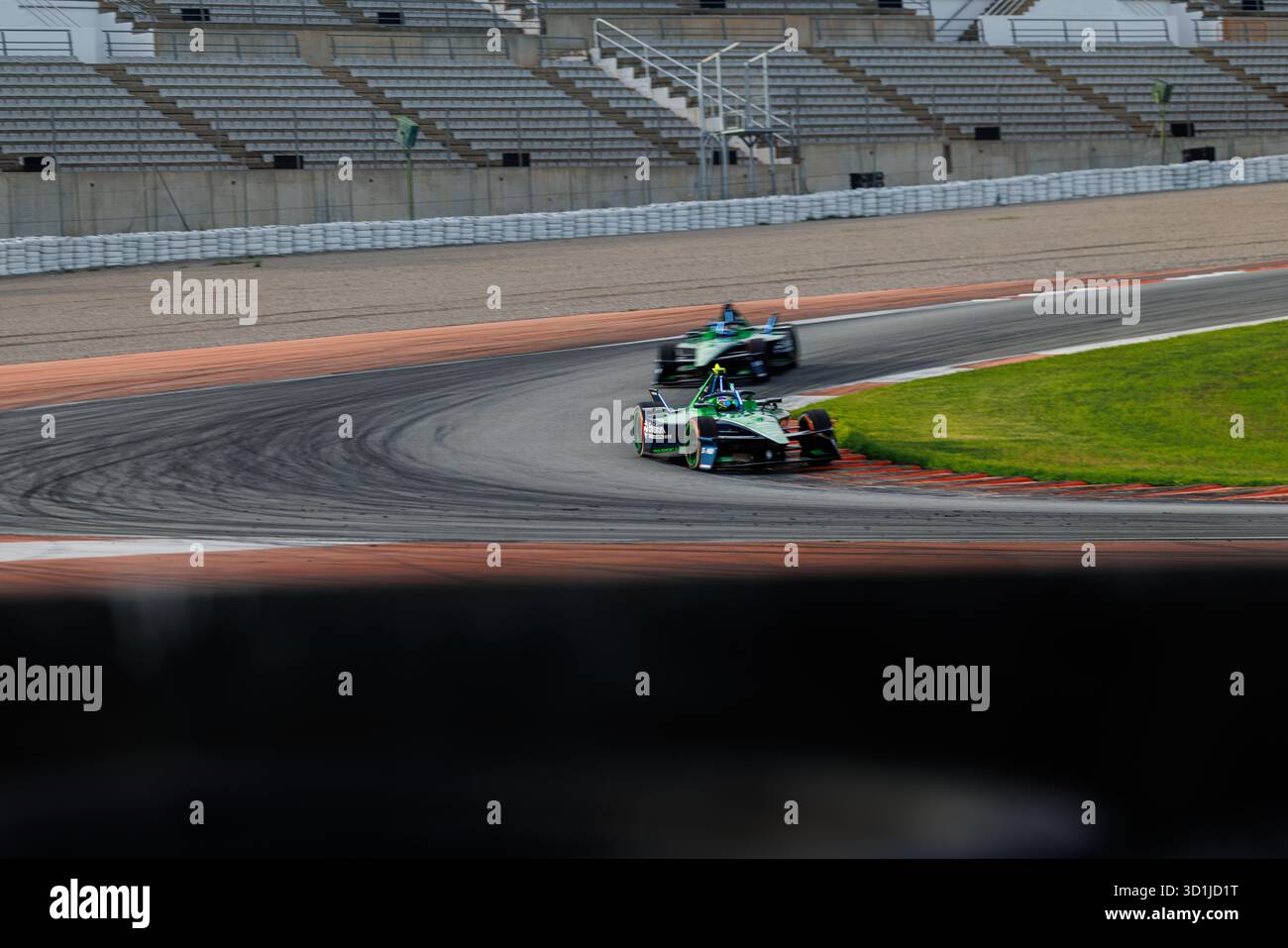 Valencia, Spain. 28th Oct 2025. The two Envision racing cars of ...
