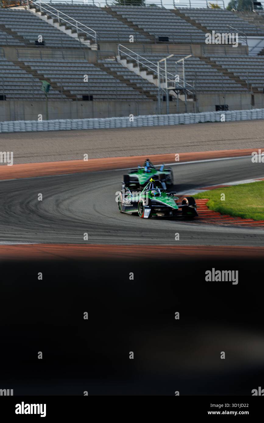 Valencia, Spain. 28th Oct 2025. The two Envision racing cars of ...