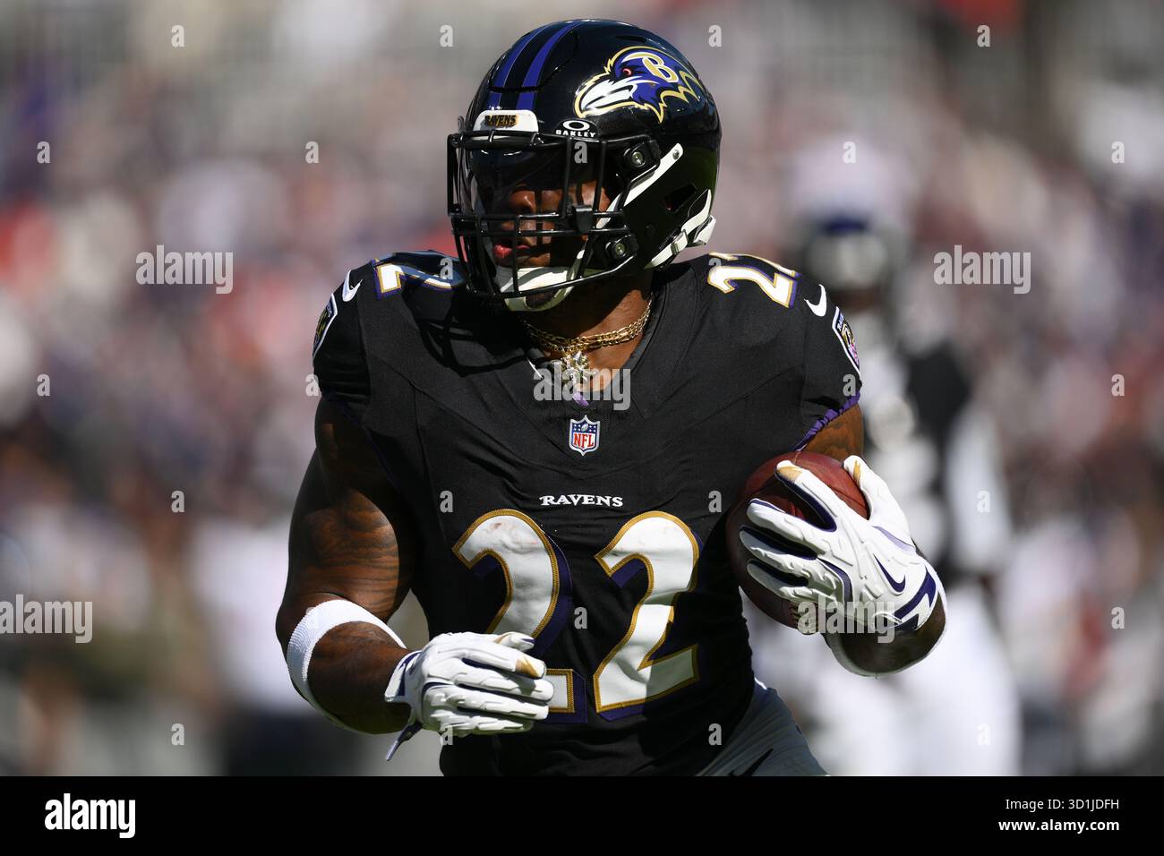 Baltimore Ravens running back Derrick Henry (22) in action during the ...