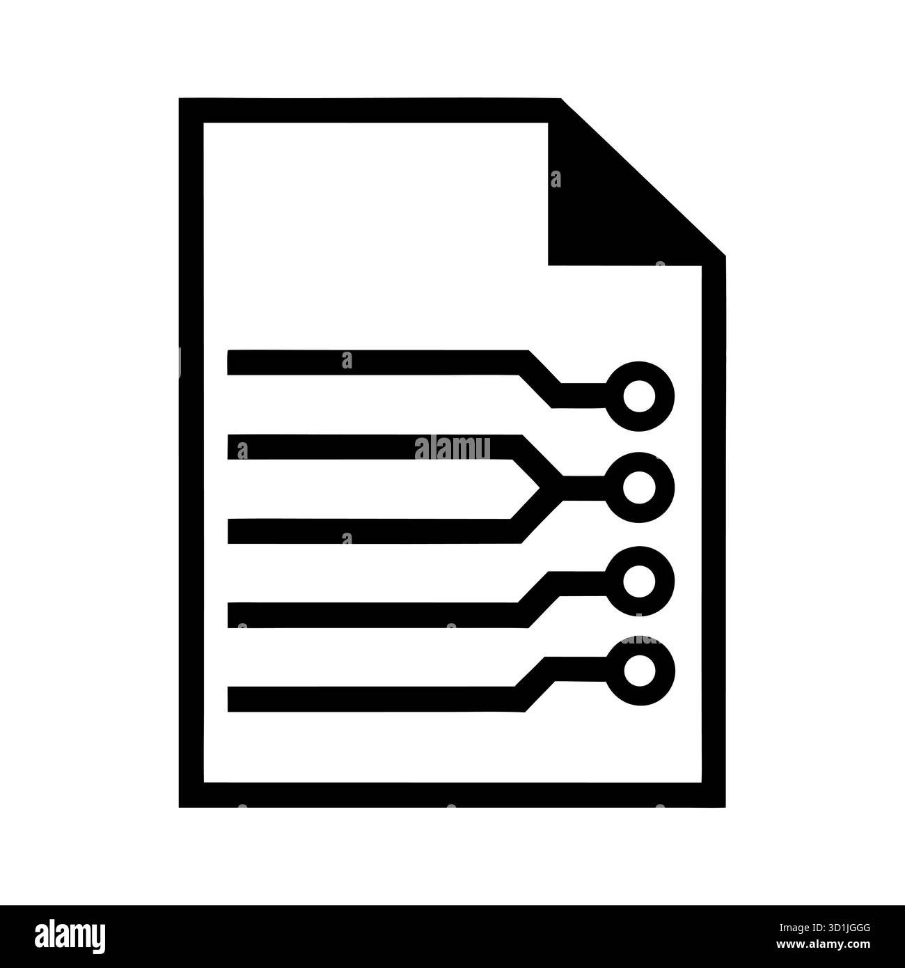 Abstract data icon Stock Vector Images - Alamy