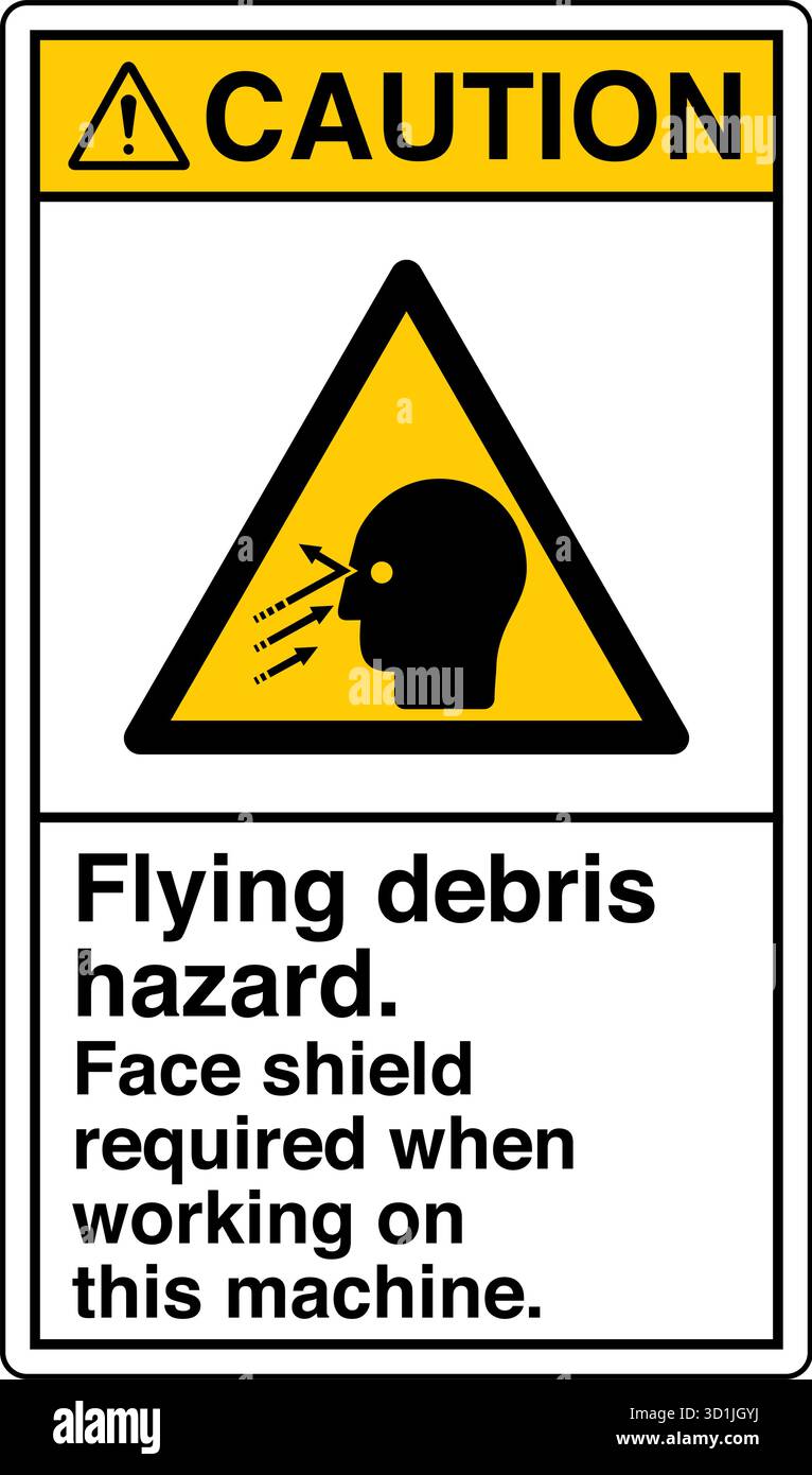 Eye injury risk Stock Vector Images - Alamy