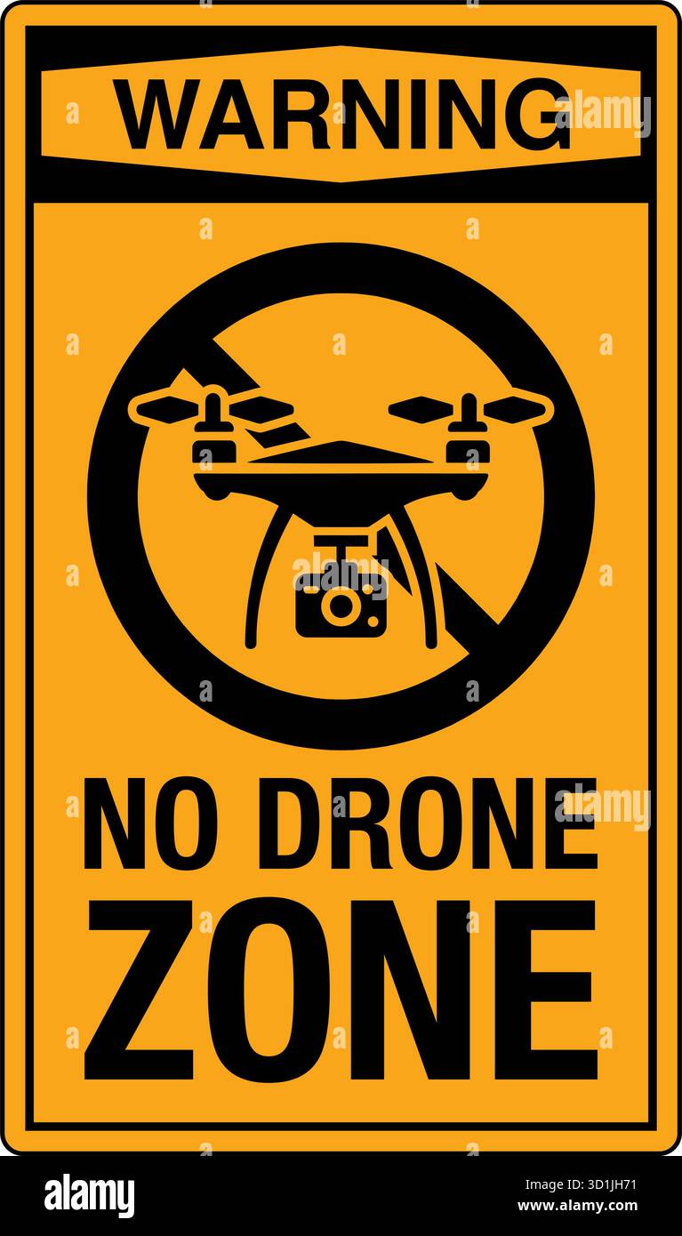 Uav safety sign Stock Vector Images - Alamy