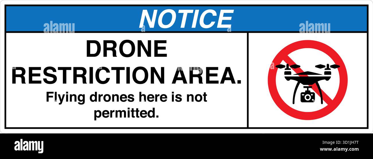 No uav zone Stock Vector Images - Alamy
