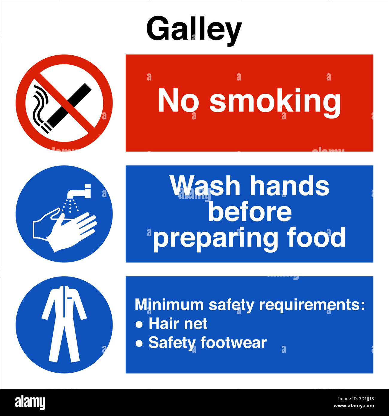 Multi Message Site Safety Sign displays multiple safety instructions in ...