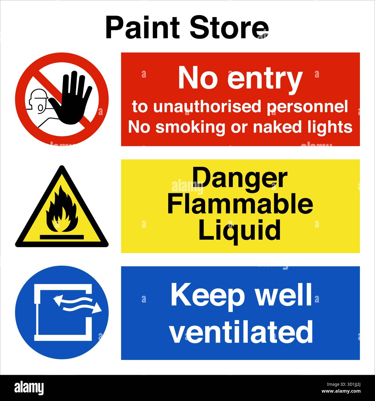 Multi Message Site Safety Sign displays multiple safety instructions in ...
