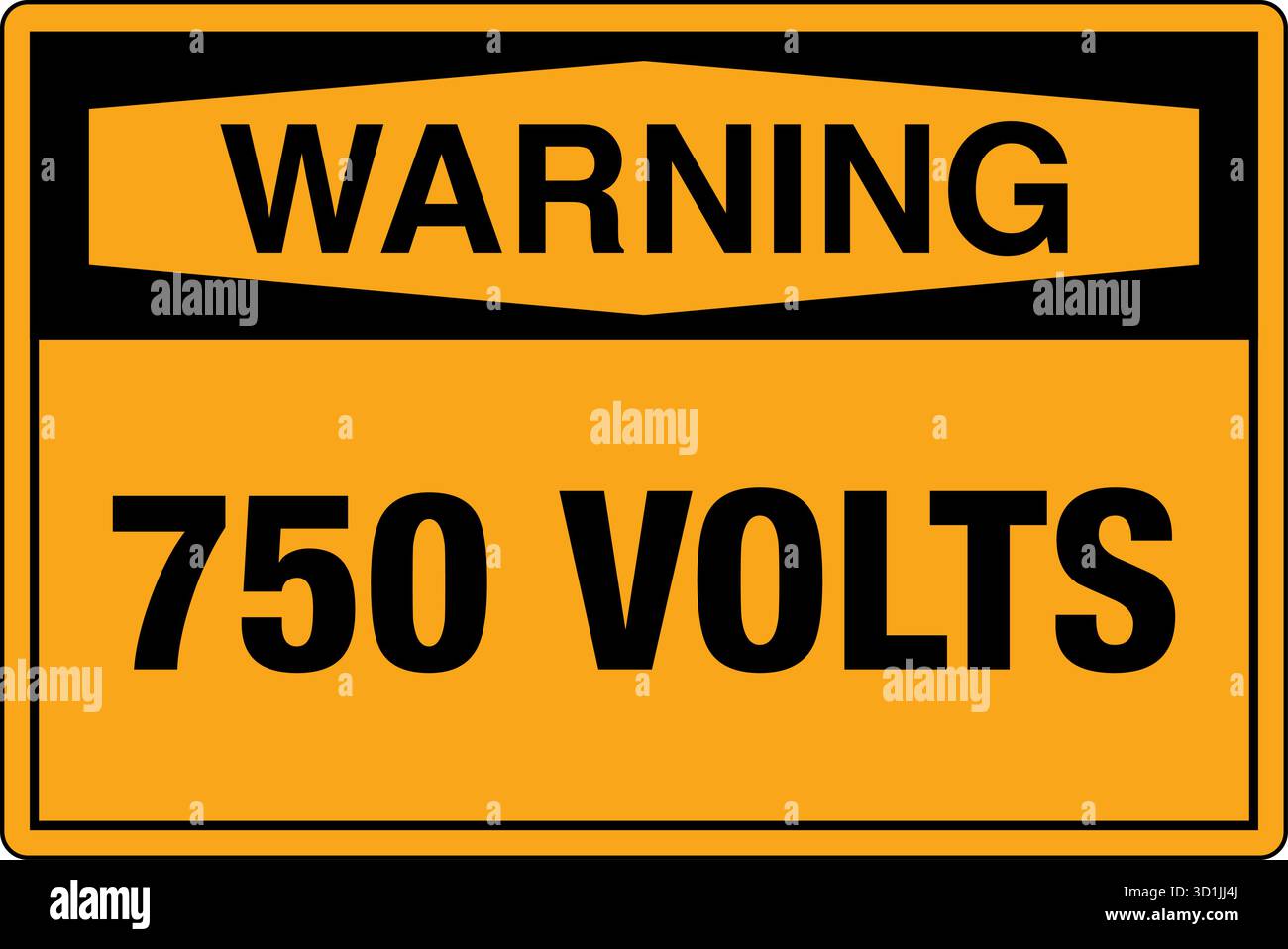 The Safety Sign: High Voltage warns of electrical hazards that may ...